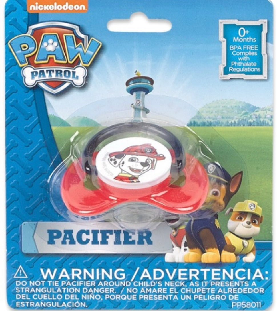 Paw Patrol Pacifier w/ Cover – All Kidz Xclusive